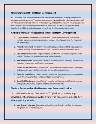 Unlocking the Future-React Native OTT App Development.pdf