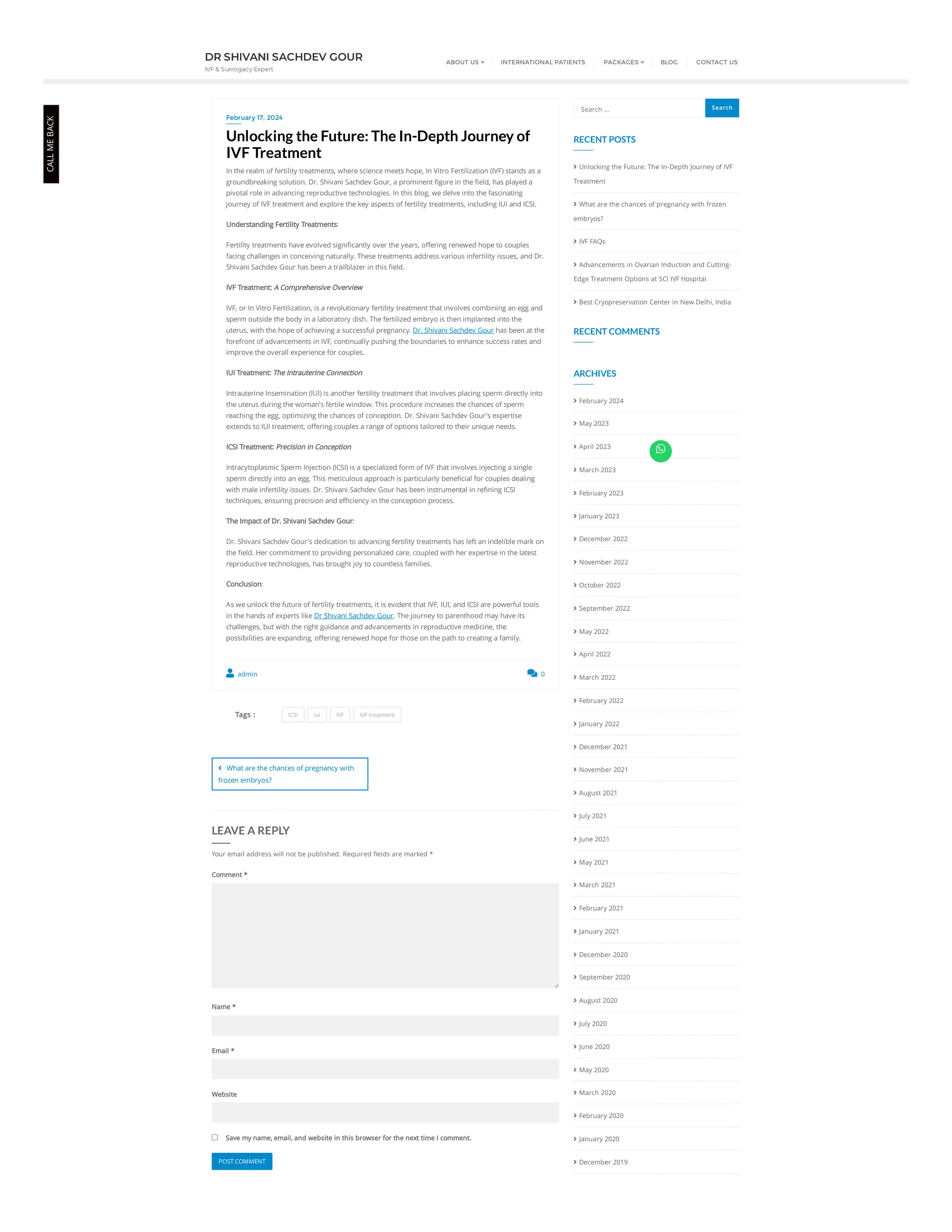 Unlocking the Future: The In-Depth Journey of IVF Treatment | PDF