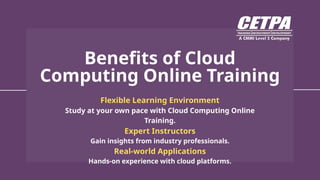 Unlocking the Future: Cloud Computing Online Training | PPT
