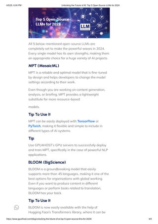 Unlocking the Future of AI_ Top 5 Open-Source LLMs for 2024.pdf