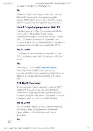 Unlocking the Future of AI_ Top 5 Open-Source LLMs for 2024.pdf