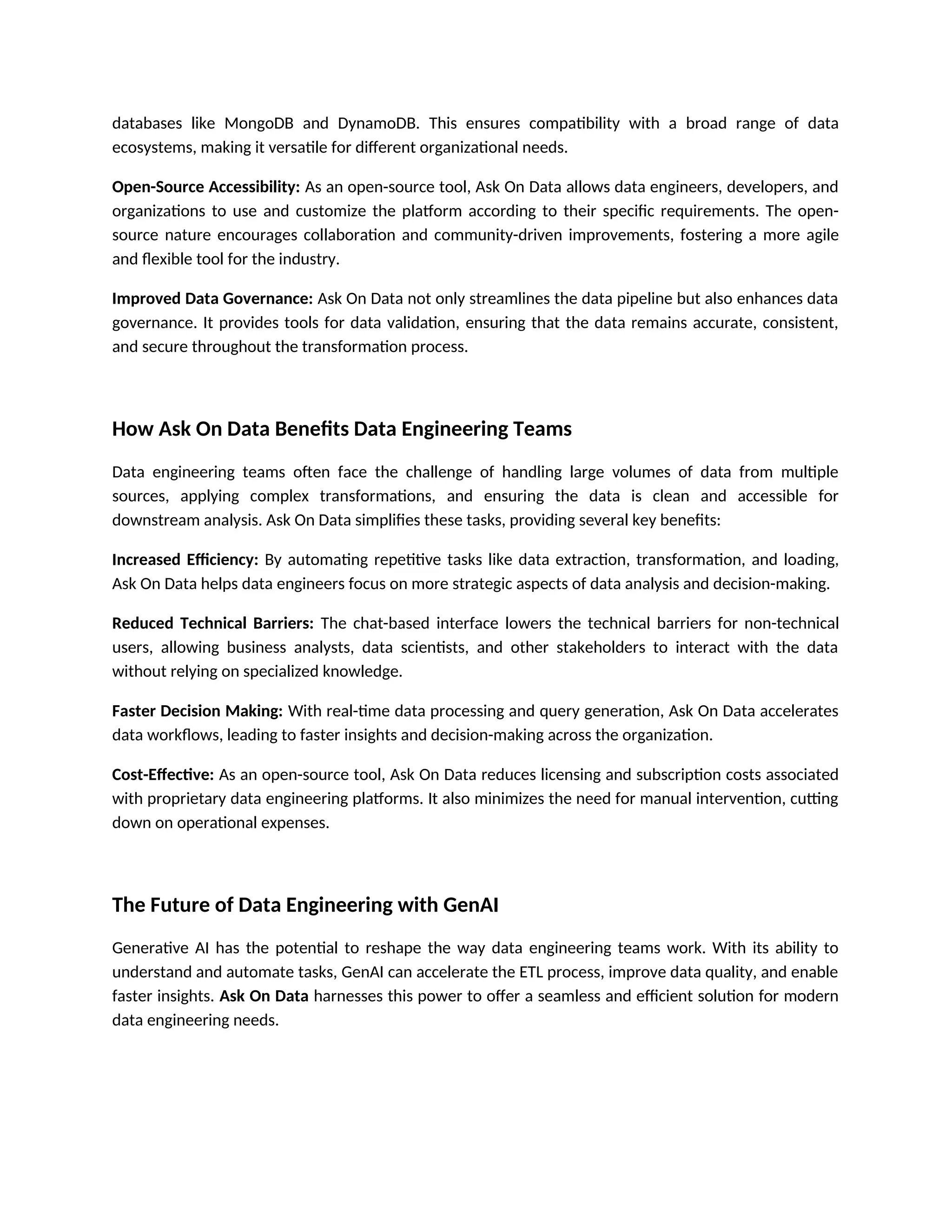 Unlocking The Future Of Data Engineering With Open Source Genai Powered