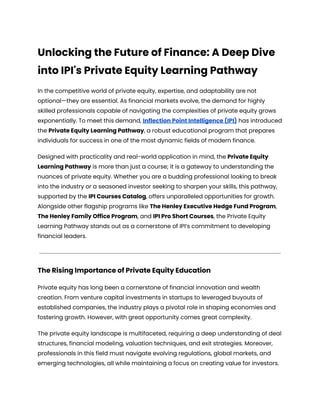 Unlocking the Future of Finance_ A Deep Dive into IPI's Private Equity ...
