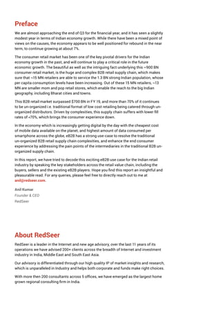 Unlocking the Indian eB2B Retail Opportunity | PDF