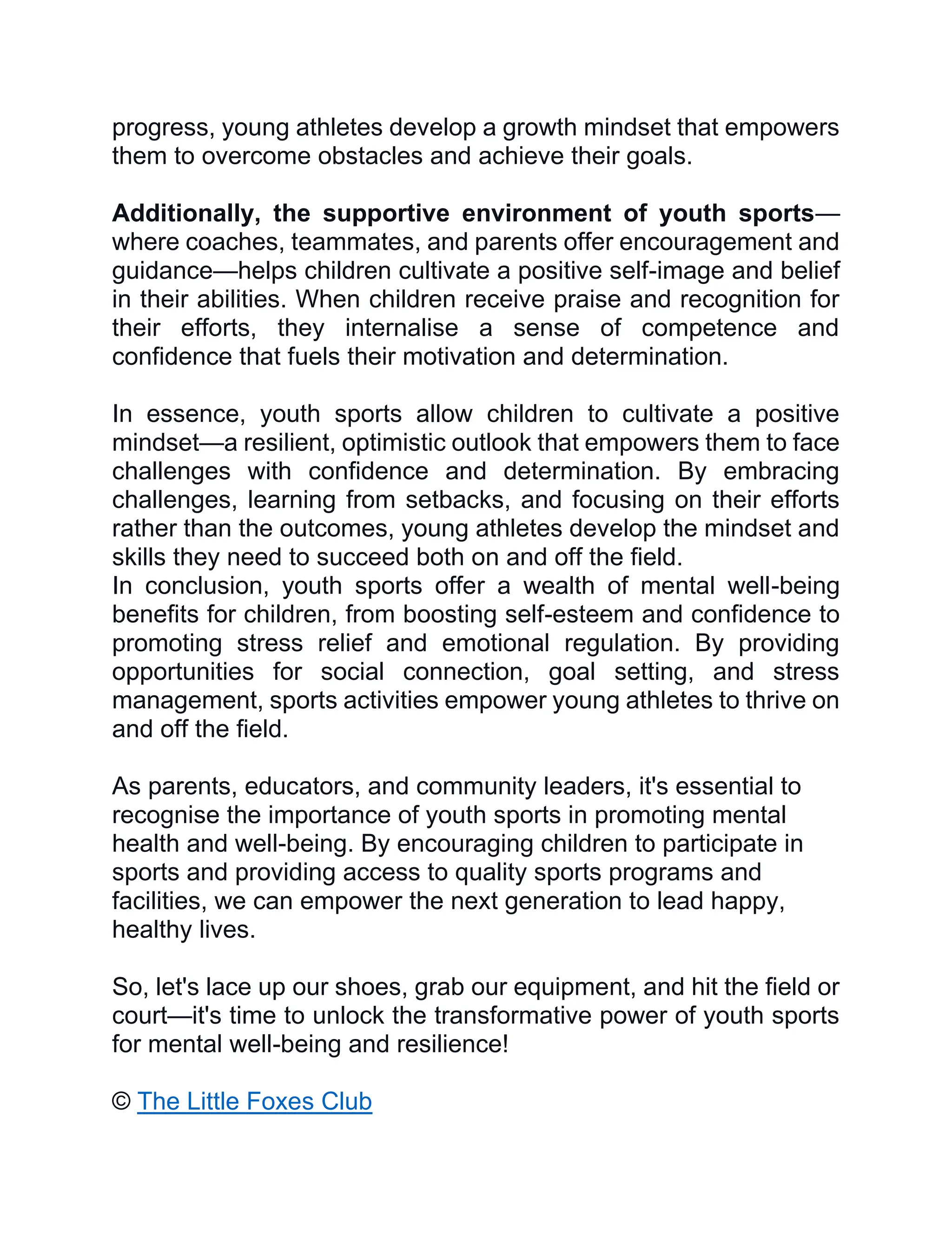 Unlocking the Mental Well-being - Benefits of Youth Sports.pdf