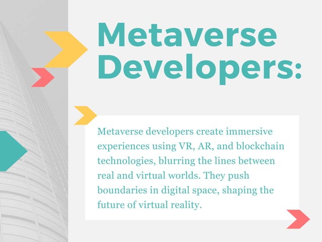 Unlocking the Metaverse: A Comprehensive Guide for Developers | PPT