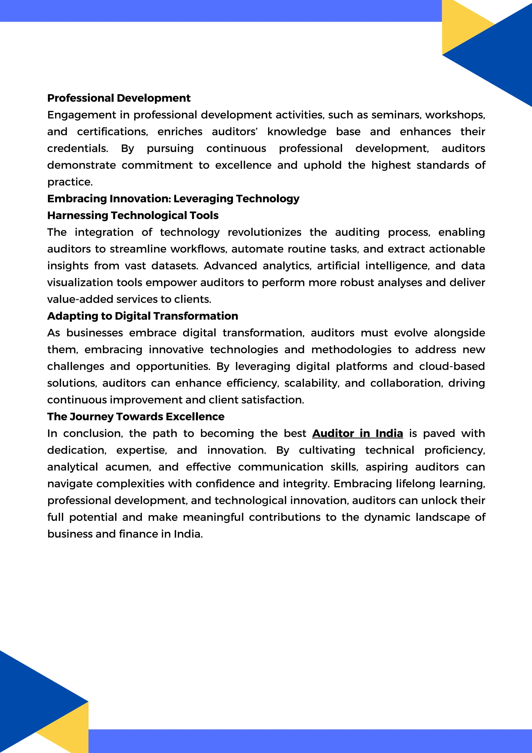 Unlocking the Potential Becoming the Best Auditor in India.pdf