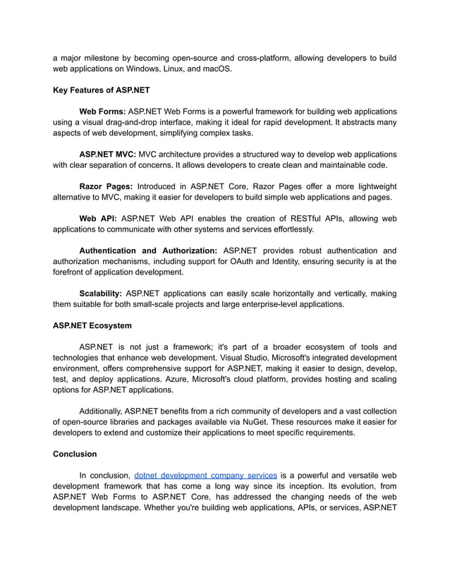 Unlocking the Power of ASP.NET: A Comprehensive Guide | PDF