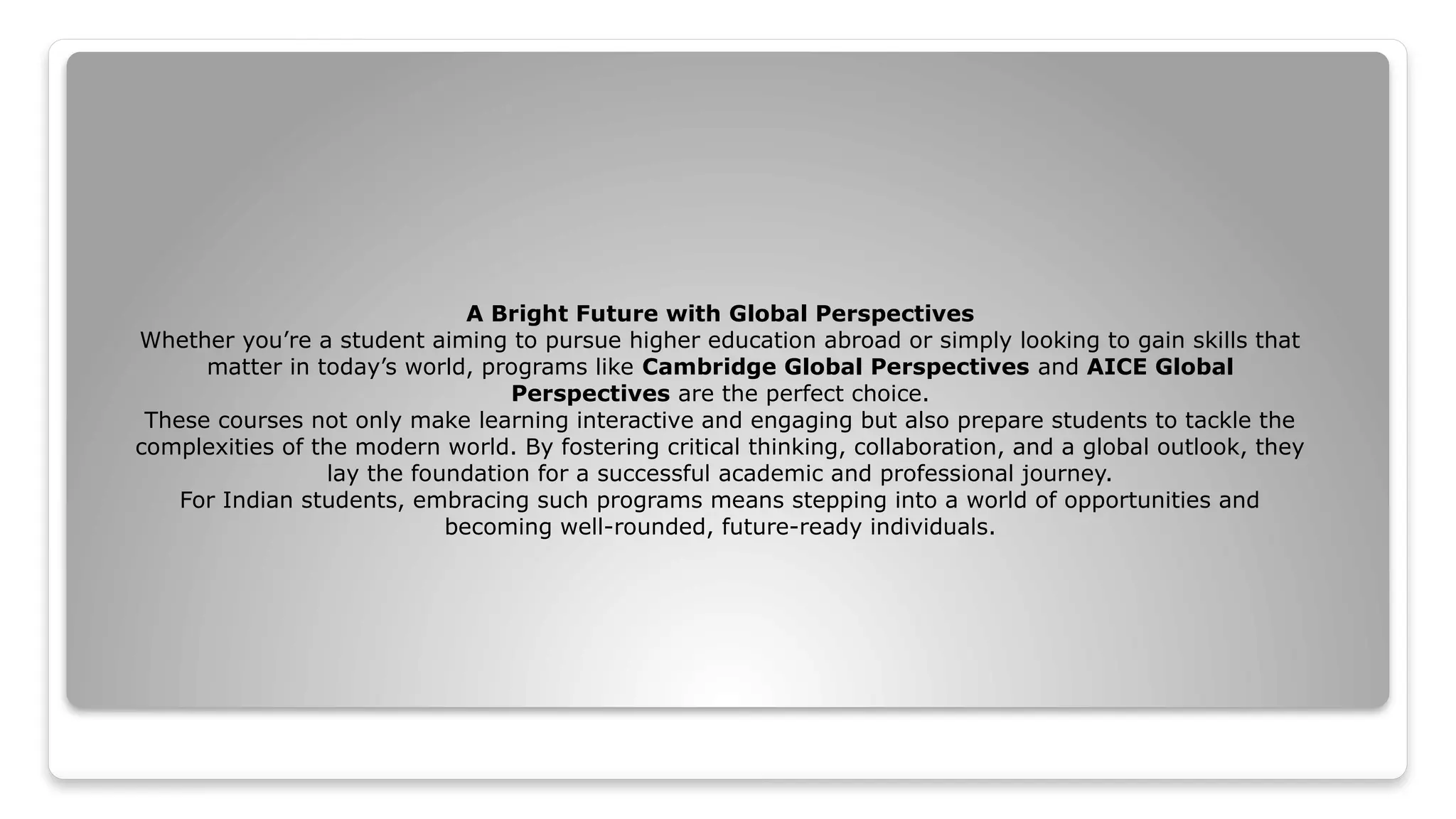 Unlocking the Power of Cambridge Global Perspectives.pptx