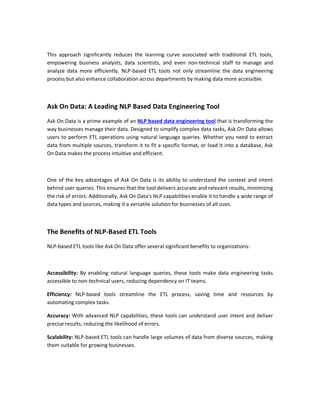 Unlocking the Power of Data with NLP Based ETL Tools like Ask On Data.pdf