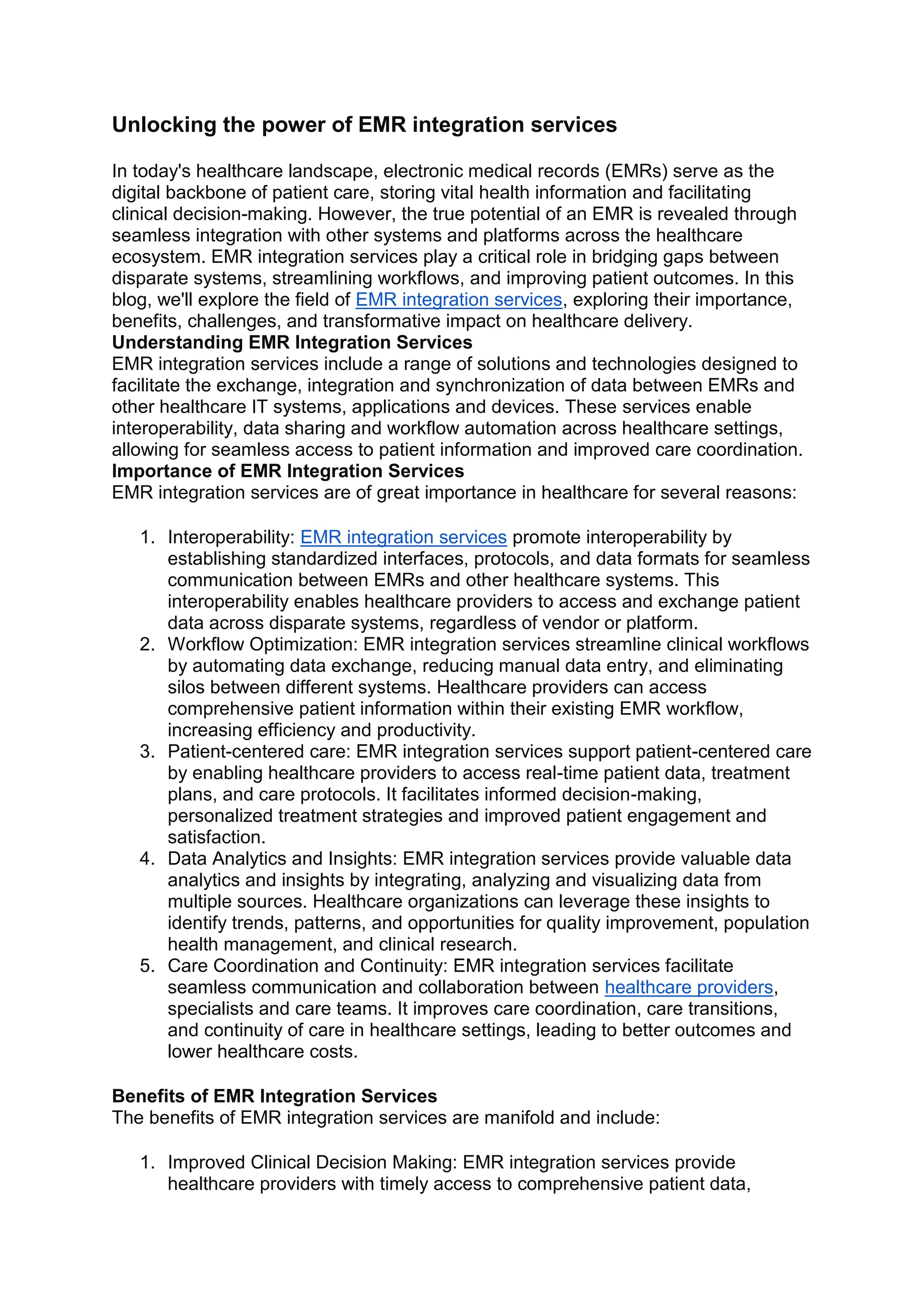 Unlocking the power of EMR integration services.docx