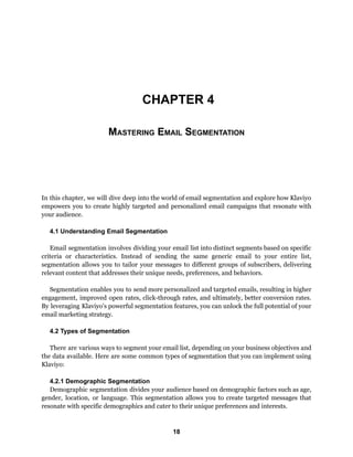 Unlocking The Power Of Klaviyo | PDF | Email | Internet