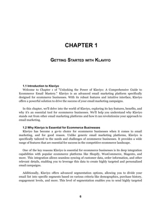 Unlocking The Power Of Klaviyo | PDF | Email | Internet