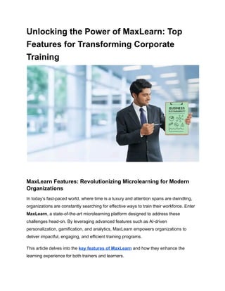 Unlocking the Power of MaxLearn_ Top Features for Transforming Corporate Training.pdf