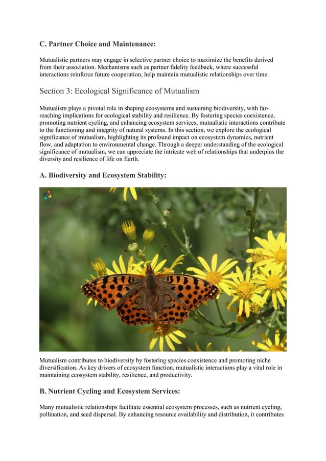 Mutualism: Meaning, Characteristics and Mechanisms | The Lifesciences ...