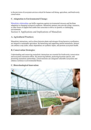 Mutualism: Meaning, Characteristics and Mechanisms | The Lifesciences ...