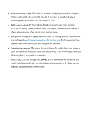 Unlocking the Power of Performance Appraisal Evaluation: Methods ...