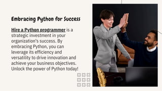 Unlocking the Power of Python Hiring a Skilled Programmer.pdf