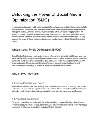 Unlocking the Power of Social Media Optimization (SMO).pdf