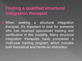 Unlocking the Power of Structural Integration Therapy: Techniques and ...