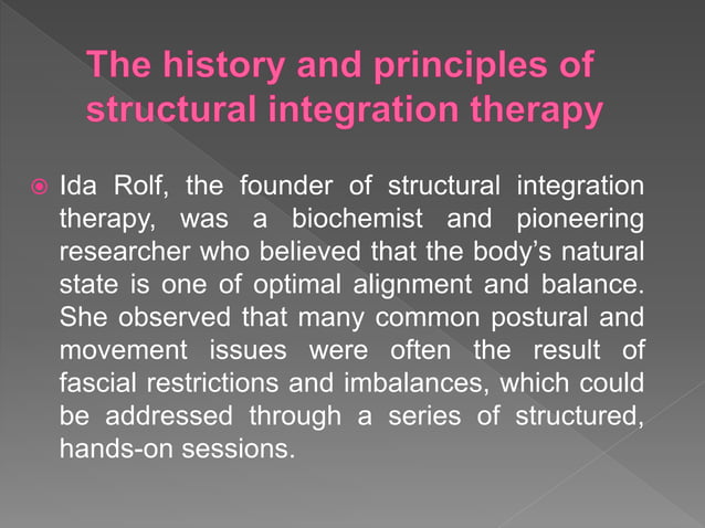 Unlocking the Power of Structural Integration Therapy: Techniques and ...
