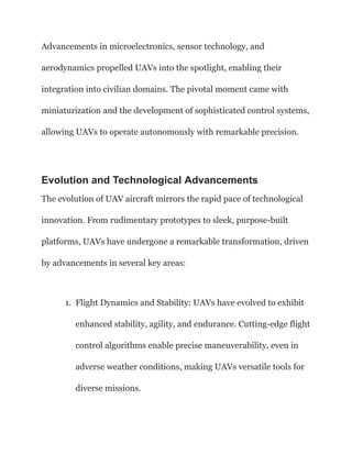 Unlocking the Skies_ The Evolution of UAV Aircraft.pdf