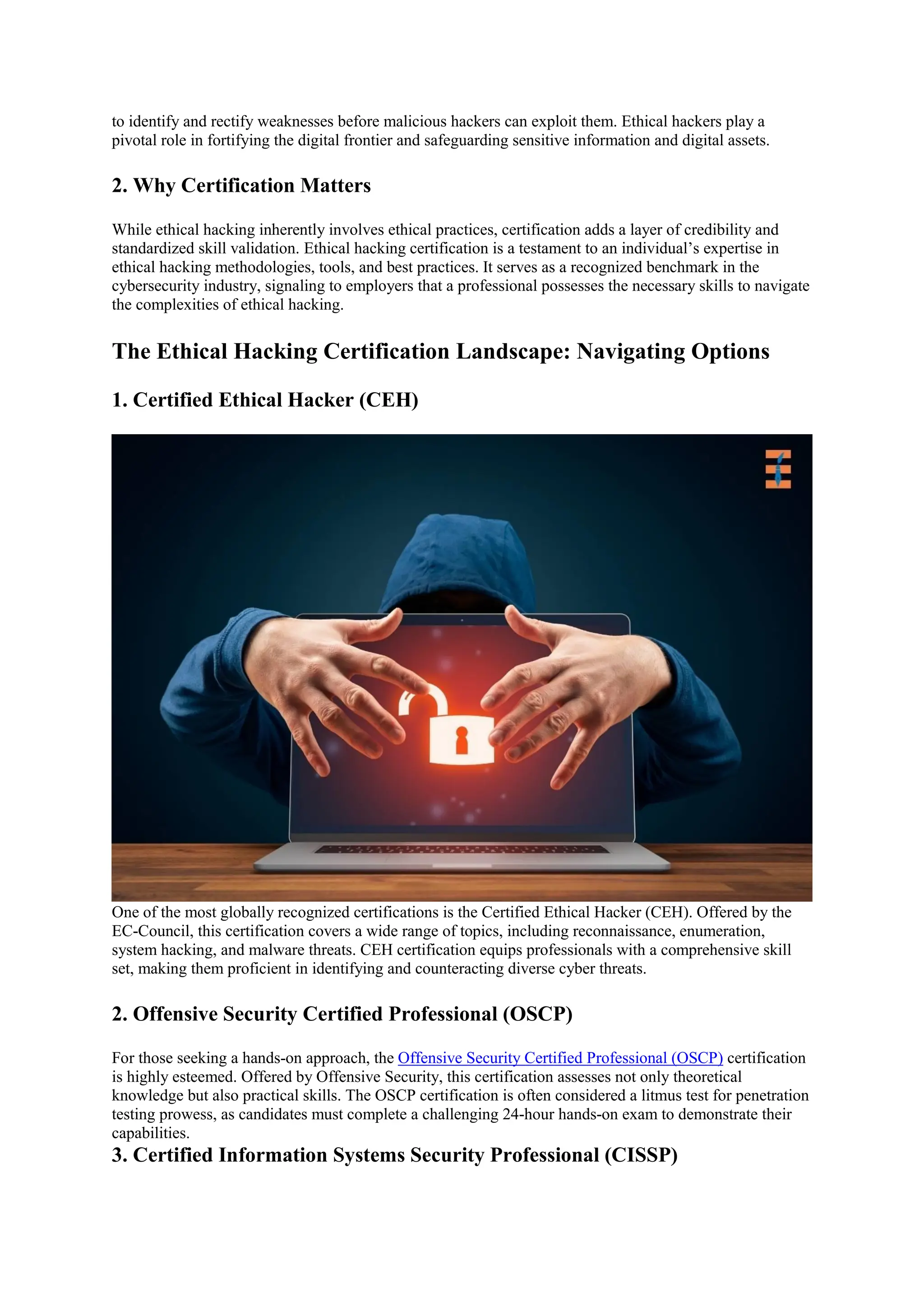 Unlocking The World Of Ethical Hacking A Comprehensive Guide To Ethical Hacking Certification Pdf