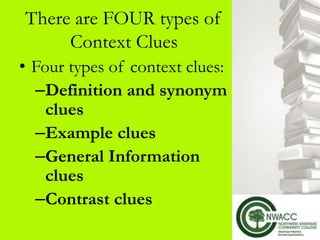 Unlocking the world of words context clues and word parts | PPT ...