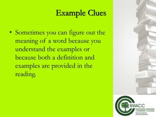 Unlocking the world of words context clues and word parts | PPT ...