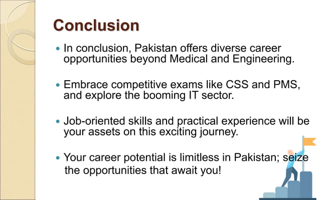 Unlocking Your Career Potential Alternative Paths In Pakistan Pptx