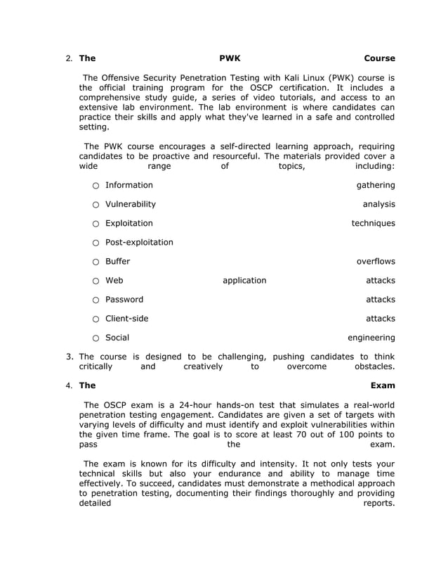 Unlocking Your Cybersecurity Potential With Oscp Certification 1 Docx