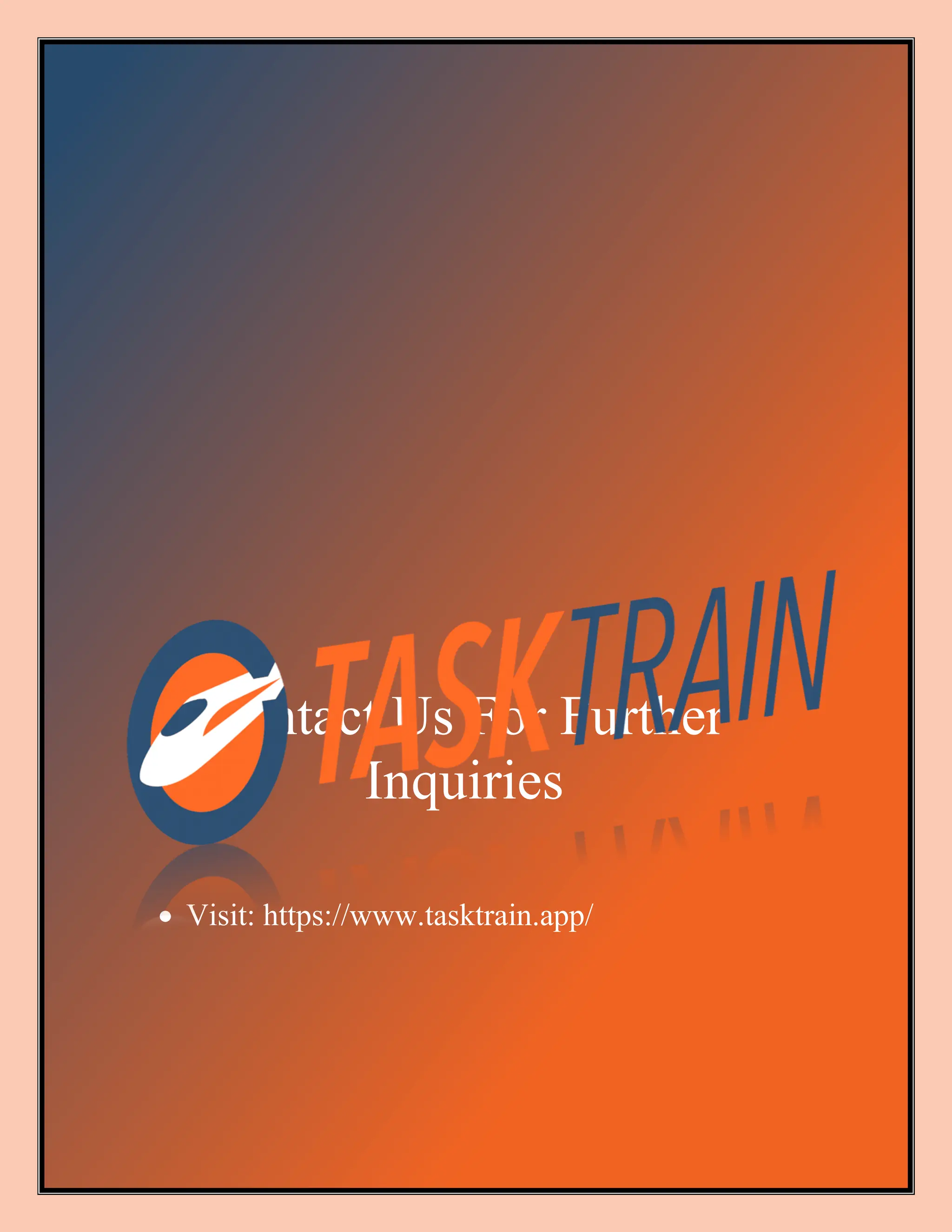 Unlock Seamless Collaboration with TaskTrain’s Workflow Tool!.pdf | Free Download