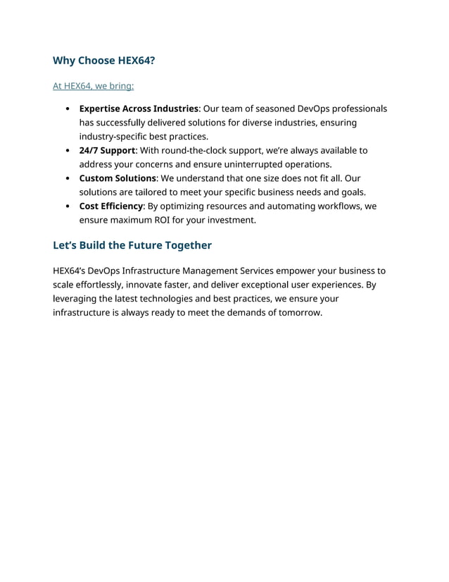 Unlock Seamless DevOps Infrastructure Management with HEX64.docx