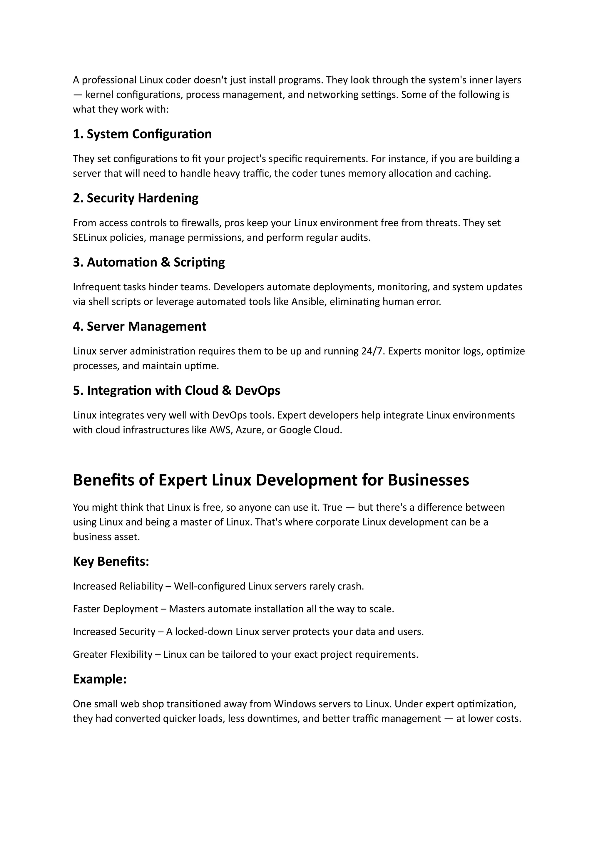 Unlock the Full Potential of Your Systems with Expert Linux Development ...