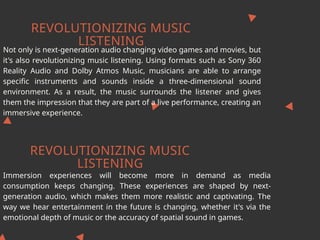 Unlock the Future of Sound with Emotion Systems Next Gen Audio | PPTX | Digital Audio | Computer ...