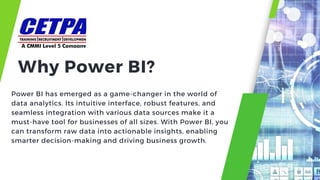 Unlock the Power of Data Visualization Summer Training in Power BI for ...