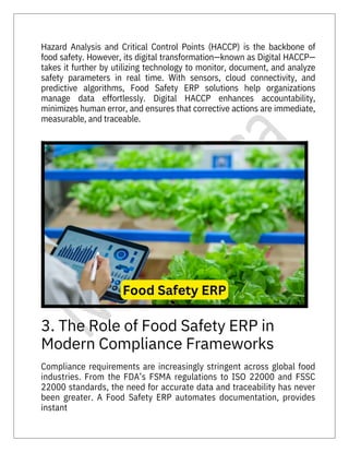 Unlock The Secrets Of Digital HACCP For Food Safety Success | PDF