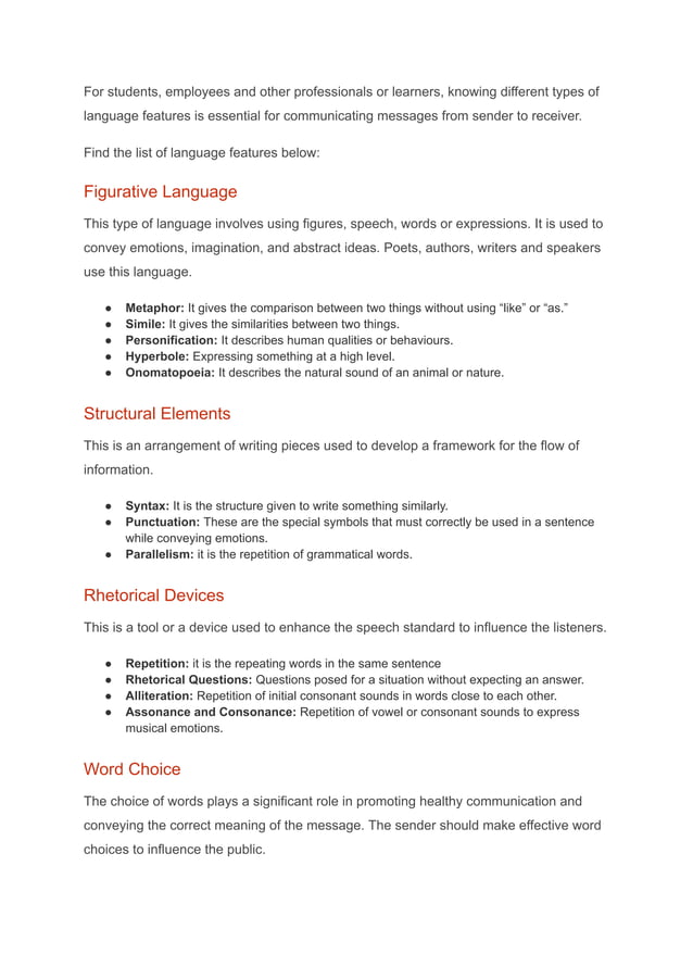 Unlock What is a Language Feature to Enhance Your Communication Skill.pdf | Programming ...