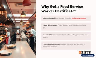 Unlock Your Culinary Career The Food Service Worker Certificate ...