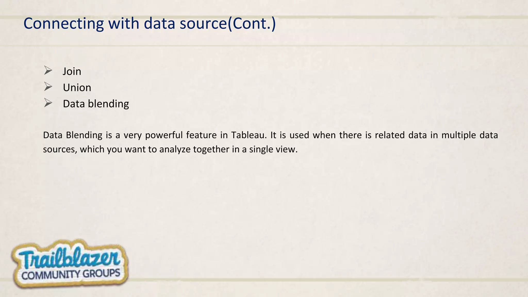 Unlock your data analytics with tableau | PPTX | Computer Software and Applications | Computing