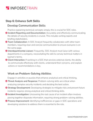 Unlock Your Ultimate SOC Career Guide - Infosectrain | PDF