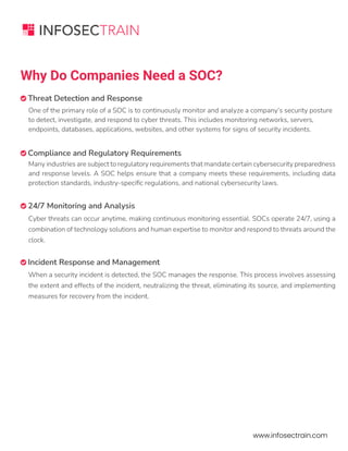Unlock Your Ultimate SOC Career Guide - Infosectrain | PDF