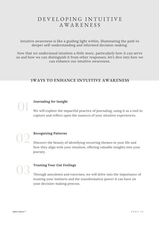 Unlock your Intuition.pdf | Digestive Disorders | Diseases and Conditions