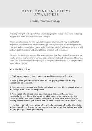 Unlock your Intuition.pdf | Digestive Disorders | Diseases and Conditions