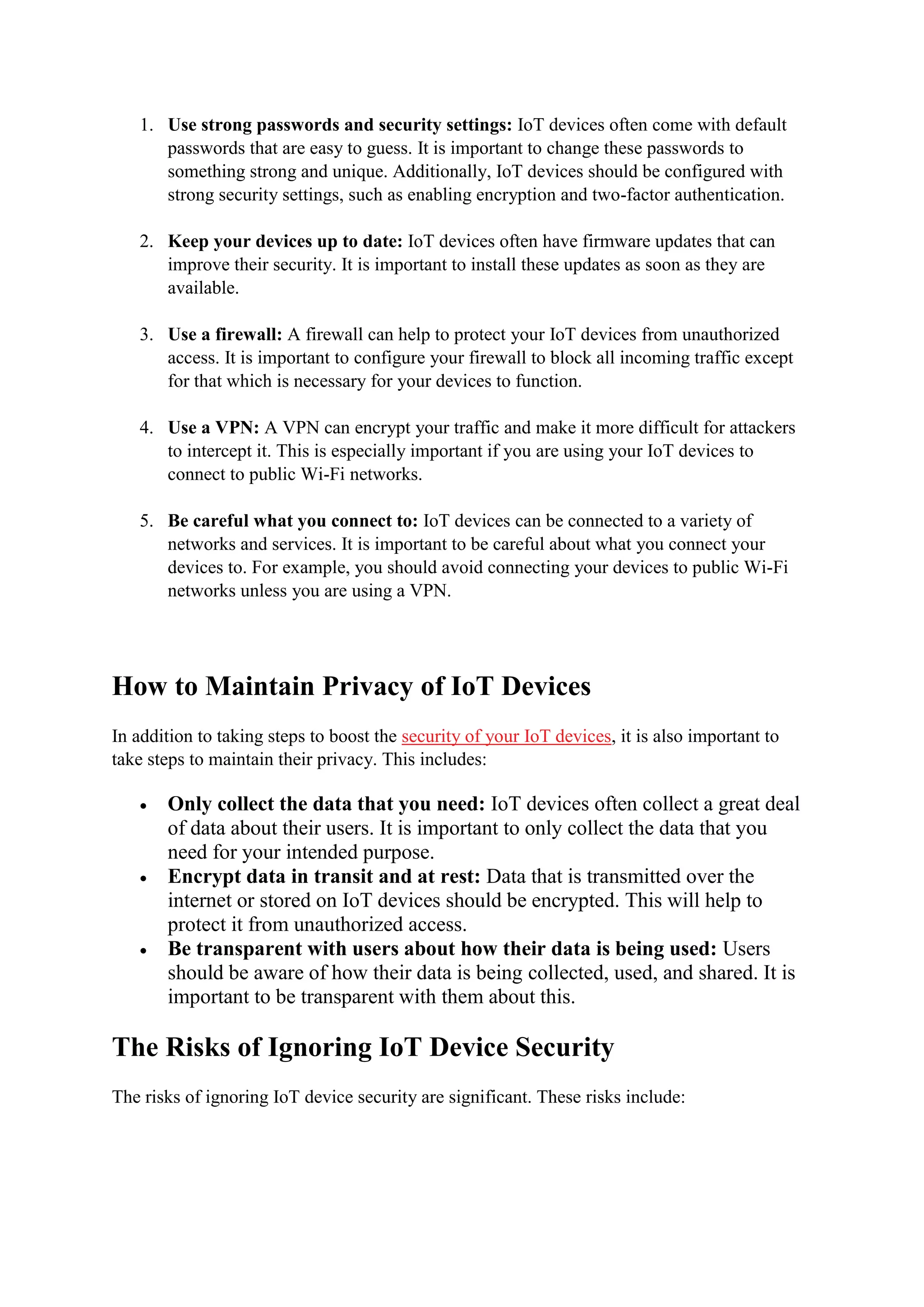 Iot Device Security Best Practices For Enhanced Protection Pdf