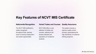 Unlock Your Potential with NCVT MIS.pptx