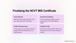 Unlock Your Potential with NCVT MIS.pptx