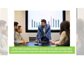 Unlock Your Sales Potential with Personalized One-on-One Coaching | PPT
