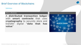 Unlock your value chain with blockchain cwin18 toulouse | PPT