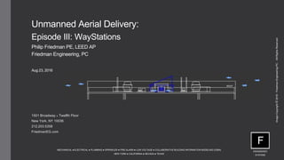 Unmanned Aerial Delivery III - WayStations | PPT